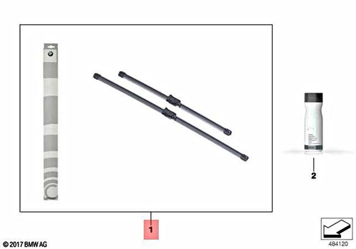 Genuine BMW X3 X4 M G01 G02 G08 X3 18d TX11 Wiper Blades SET ...