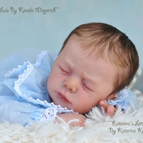 Unfinished 20" Luise Already Painted Reborn Doll Kits Soft Touch Cloth ...