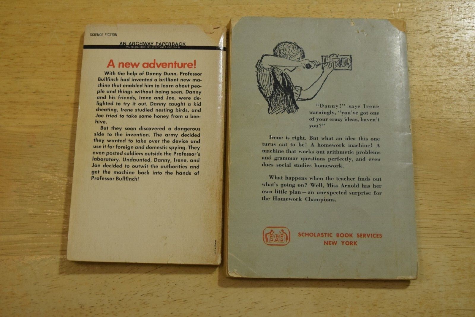 Danny Dunn - Set of Two Vintage Books: Invisible Boy & The Homework Machine | eBay