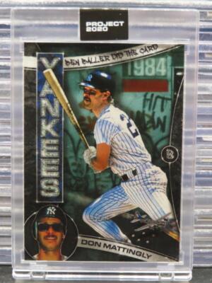 Topps Project 2020 Don Mattingly 1984 Topps By Ben Baller #170 Yankees ...