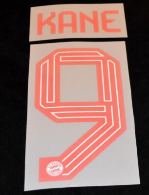 Official Bayern Munich Kane 9 Football Name/Number Set 2023/24 Home ...