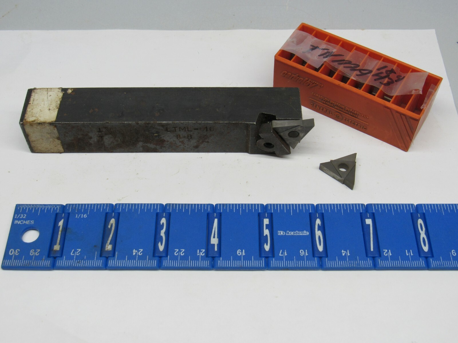 1" VALENITE INDEXABLE GROOVING TOOL HOLDER COMES WITH CARBIDE INSERTS ...