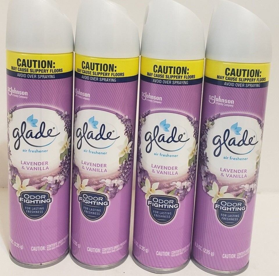 GLADE SPRAY SC JOHNSON 8 oz SCENTED AEROSOL LOT OF 4 choose "U Pick ...