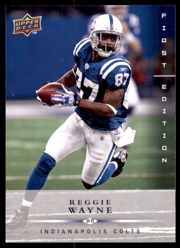 2008 Upper Deck First Edition Reggie Wayne Indianapolis Colts #67 | eBay
