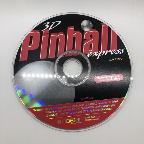 3D Pinball Express (CD-ROM, Windows 95, 2002) | eBay