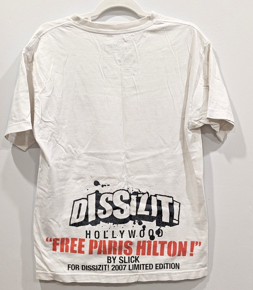 Mens Medium Free Paris Hilton Shirt Dissizit! 2007 Limited Edition ...