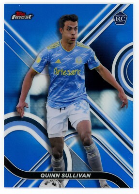 2022 Topps Finest MLS Quinn Sullivan RC Rookie Card Philadelphia Union ...
