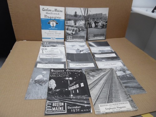 1931 - 1947 Boston and Maine Railroad Magazine Lot 16 Issues Vintage | eBay