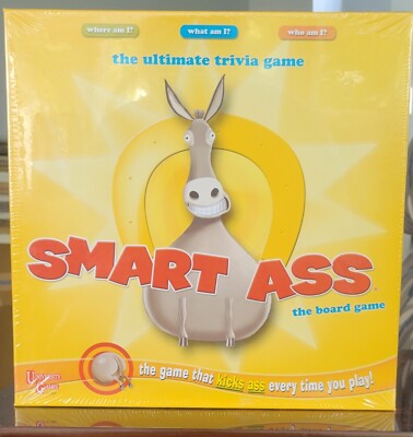 Smart Ass The Board Game by University Games The Ultimate Trivia Game ...