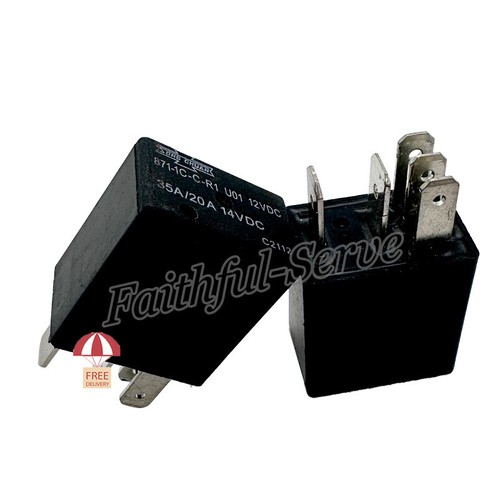 2PCS For Song Chuan 871-1C-C-R1-U01 Power Relay 12VDC 20A/35A 14VDC 5 ...