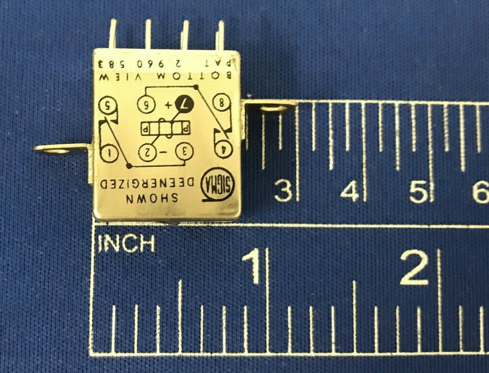 SIGMA INSTRUMENTS 33JP2-96274 ARMATURE RELAY DUST PROOF 28VDC 8 PIN | eBay