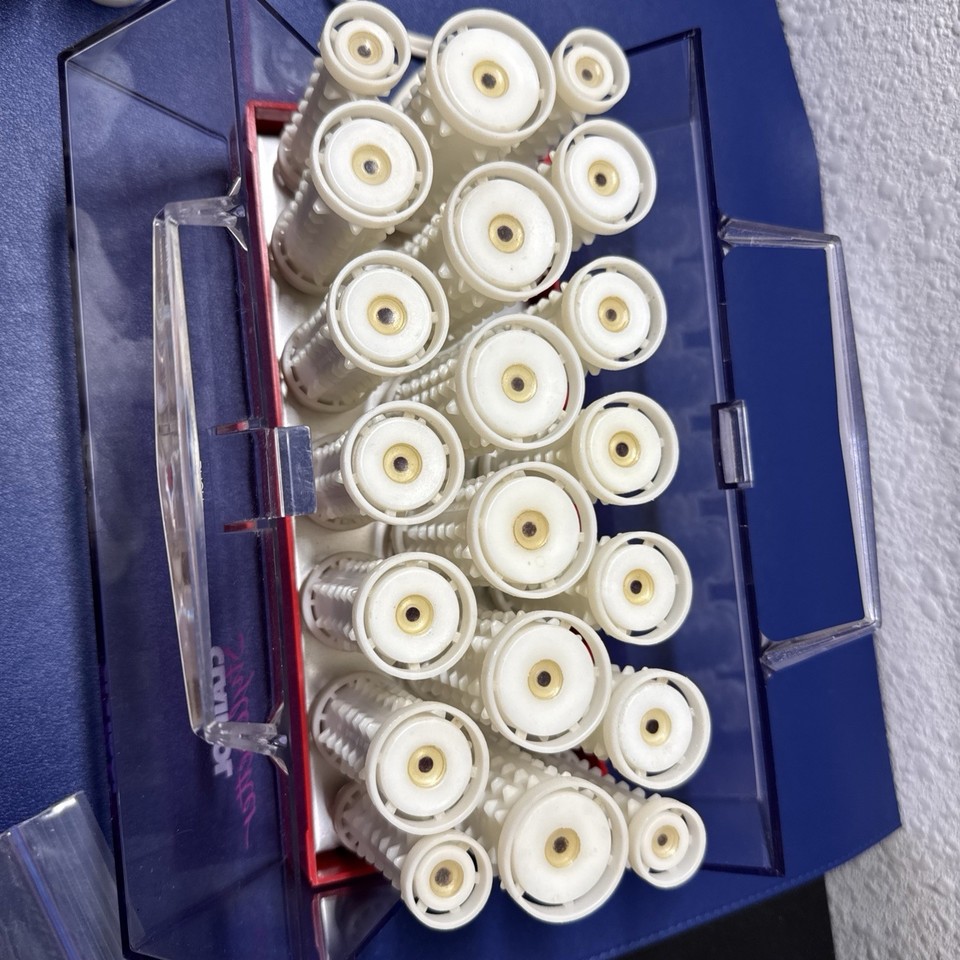Clairol Style Setter C-20-1 Hot Rollers Hair Curlers Tested with CLIPS ...
