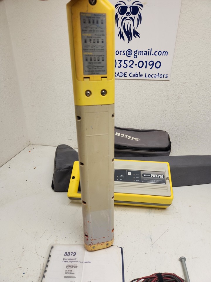 RYCOM 8879 RF Cable Pipe Wire Utility Underground Locator Dynatel ...
