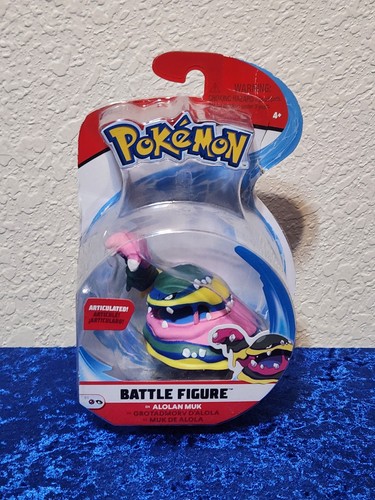 Pokemon Battle Figure Alolan Muk 2.5" Articulated Action Figure ~ WCT ...
