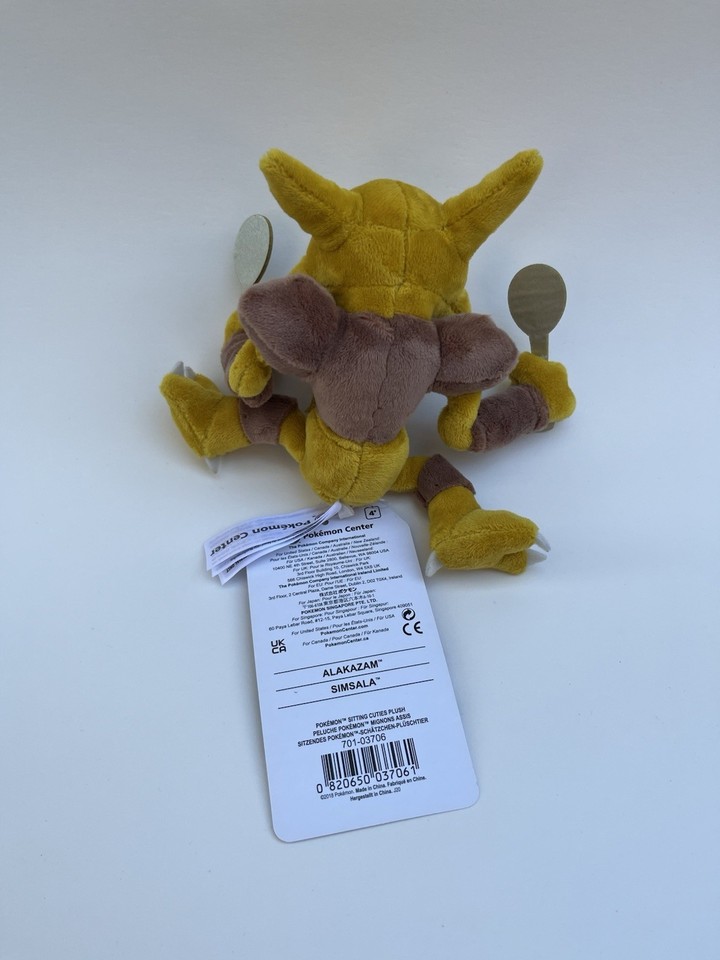Pokemon Plush Alakazam Stuffed Animal NTW Center Original Japan New ...