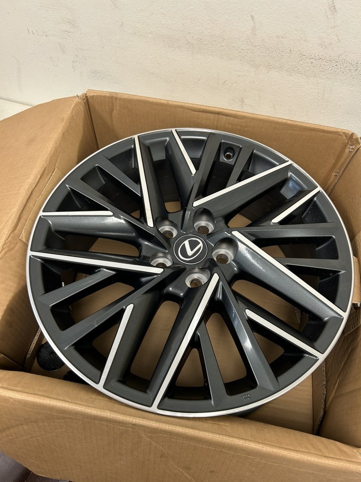 20" Lexus TX350 OEM Wheel 20x8 2024 Machined Charcoal Factory Rim with ...
