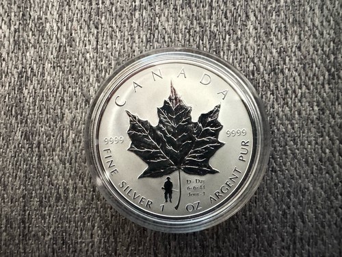 1 OZ Canada Privy D-Day6.6.44 Jour-J Silver 9999 selten 2004 | eBay.de