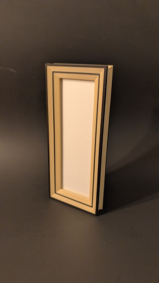Photo booth picture frame, magnetic, Edge Wood 2x6, optional custom ...