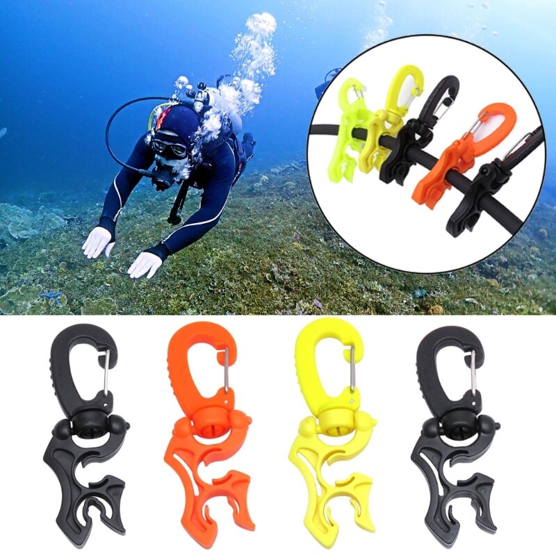 Diving Double BCD Hose Holder Clip Regulator Retainer Buckle Hook for ...