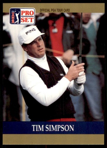 1990 Pro Set Tim Simpson Golf Cards #75 | eBay