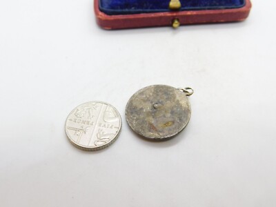 Sterling Silver St Christopher Sun Ray Charm Pendant Vintage c1970 ...