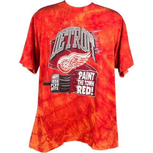 Vintage Detroit Red Wings Playoffs NHL Tee 1994 | eBay