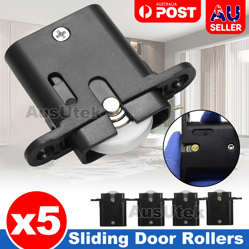 5X Sliding Security Screen Sliding Door Rollers Wheels Replacement DIY ...