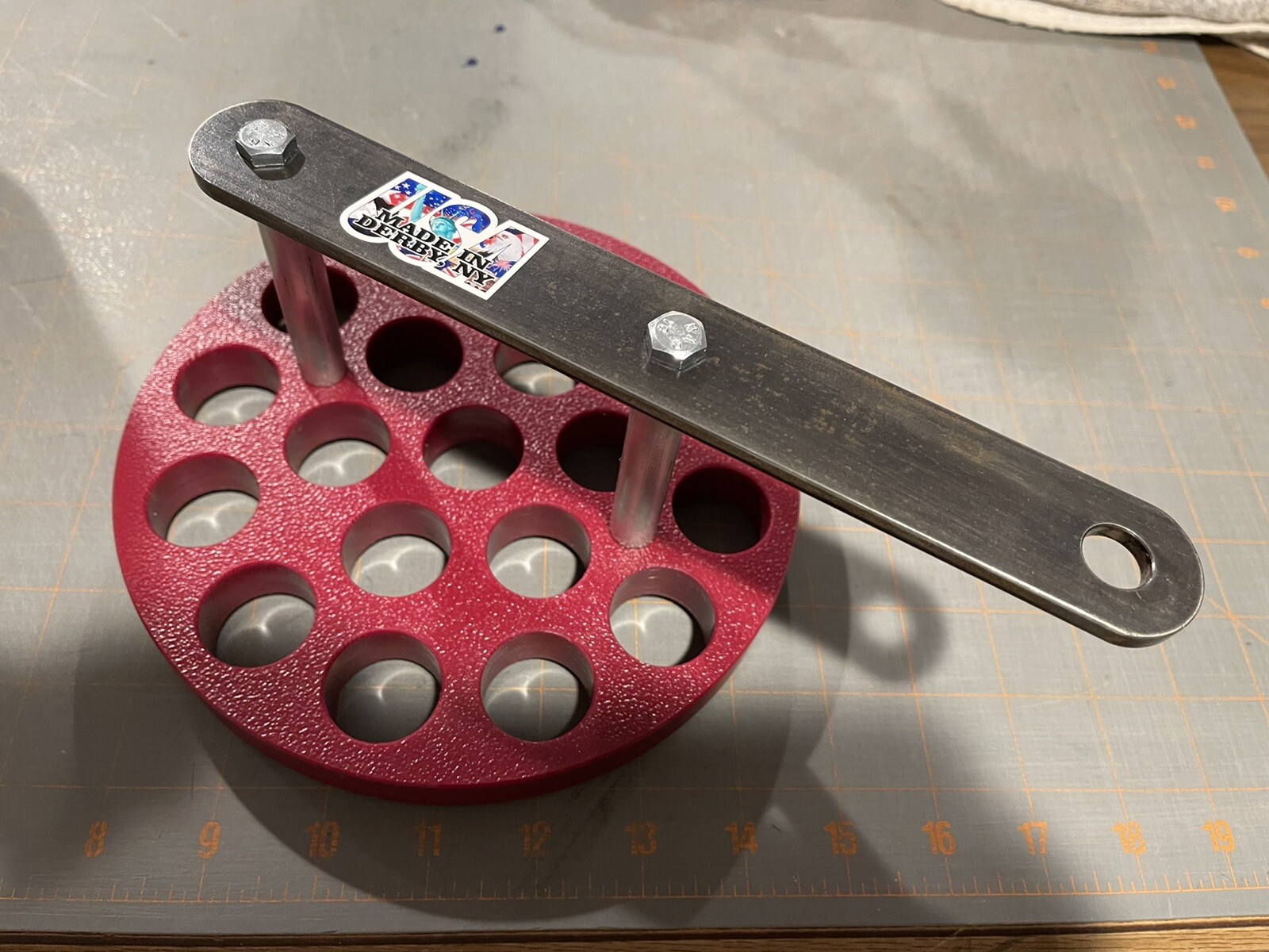 R8 Collet Rack Fits Bridgeport milling machine holds 19 collet no mods ...