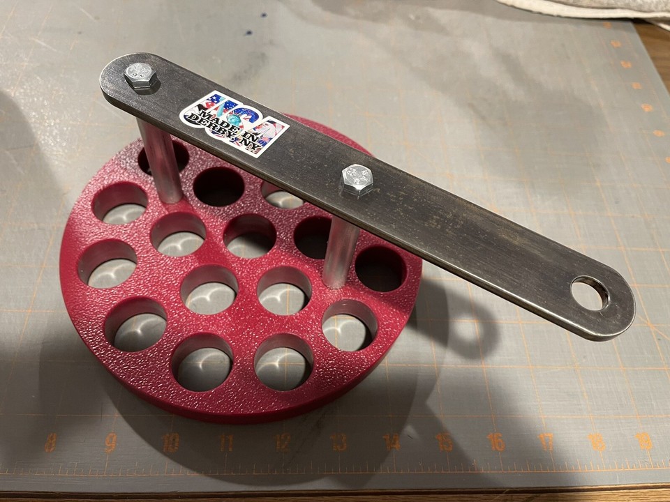 R8 Collet Rack Fits Bridgeport milling machine holds 19 collet no mods ...