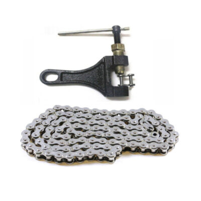 420 104L Chain + Breaker for Pit Dirt Trail Bike ATV 70 90cc 110cc ...