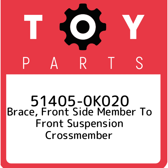 51405-0K020 Toyota Brace, front side member to front suspension ...