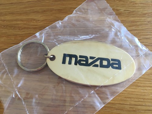 Gold Mazda Keyring Plated with 22ct - Oxford Range - Made in England | eBay