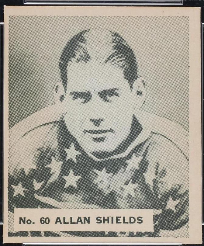 1937 World Wide Gum - V356 Allan Shields #60 (RC) for sale online | eBay