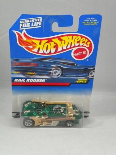 Hot Wheels TWANG THANG >>> ERROR >>> on Rail Rodder card - Green & Gold ...
