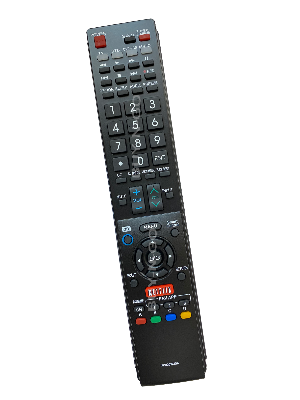 GB005WJSA Replace Remote Control fit for Sharp AQUOS TV GA935WJSA ...
