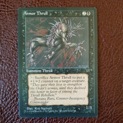 Fallen Empires Armor Thrull (B) MTG Magic the Gathering Near Mint 21 ...
