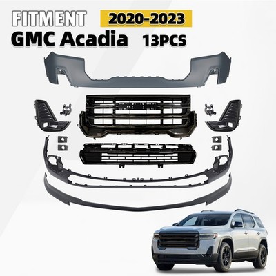 Front Bumper Cover Assembly kit Grille Set for 2020-2023 GMC Acadia AT4 ...