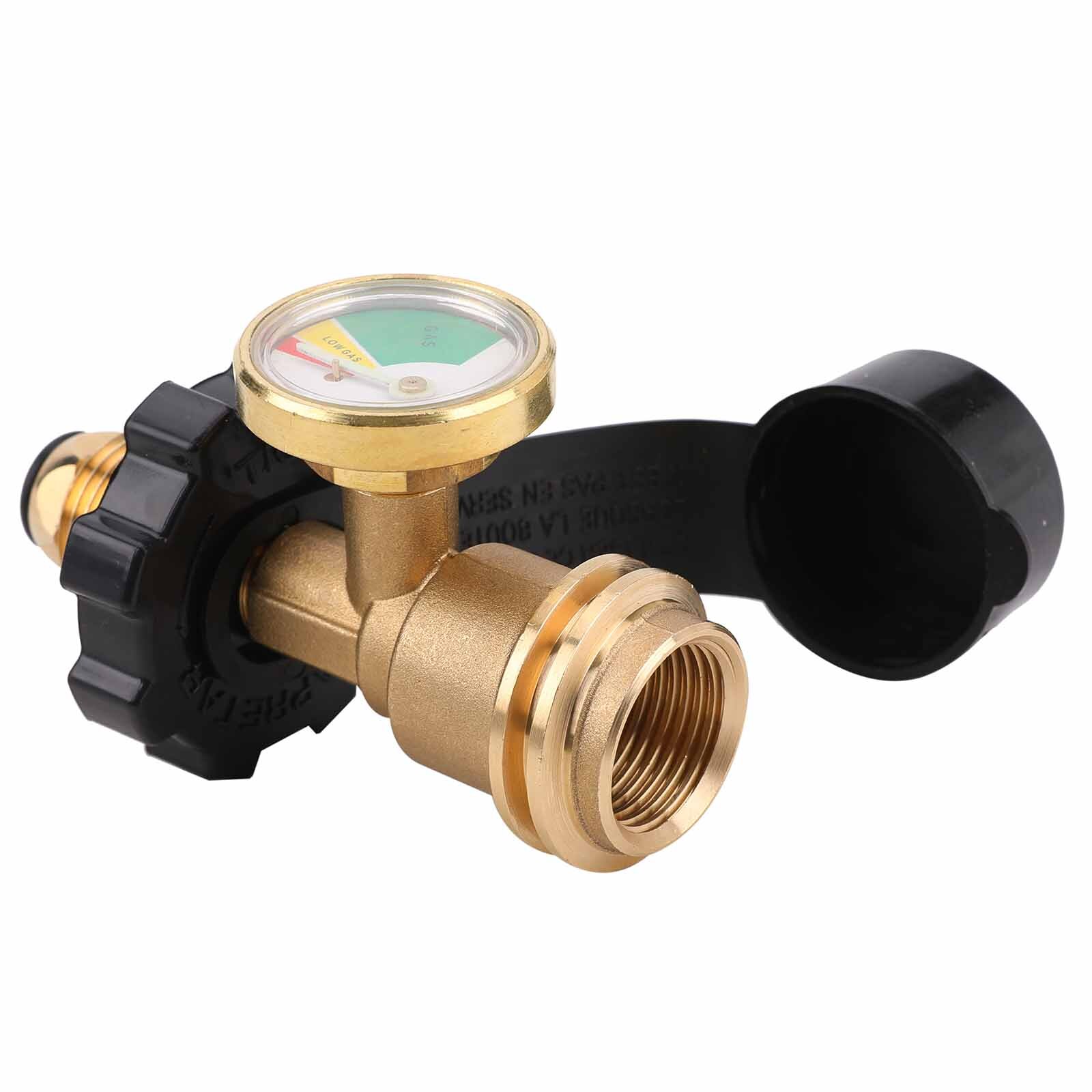 Pair QCC Gas Pressure Gauge Level Indicator Propane LPG Bottle Cylinder ...