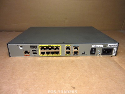Cisco 861-K9 861 4-Port 10/100 Fast Ethernet Security Router managed ...