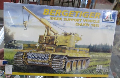 Italeri 1:35 Bergetiger Tiger Support Vehicle #362 Unassembled Model ...