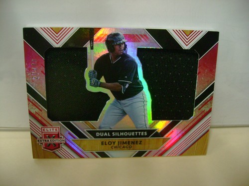 2018 Panini Elite Extra Edition - Dual Silhouettes Eloy Jimenez #DS-EJ ...