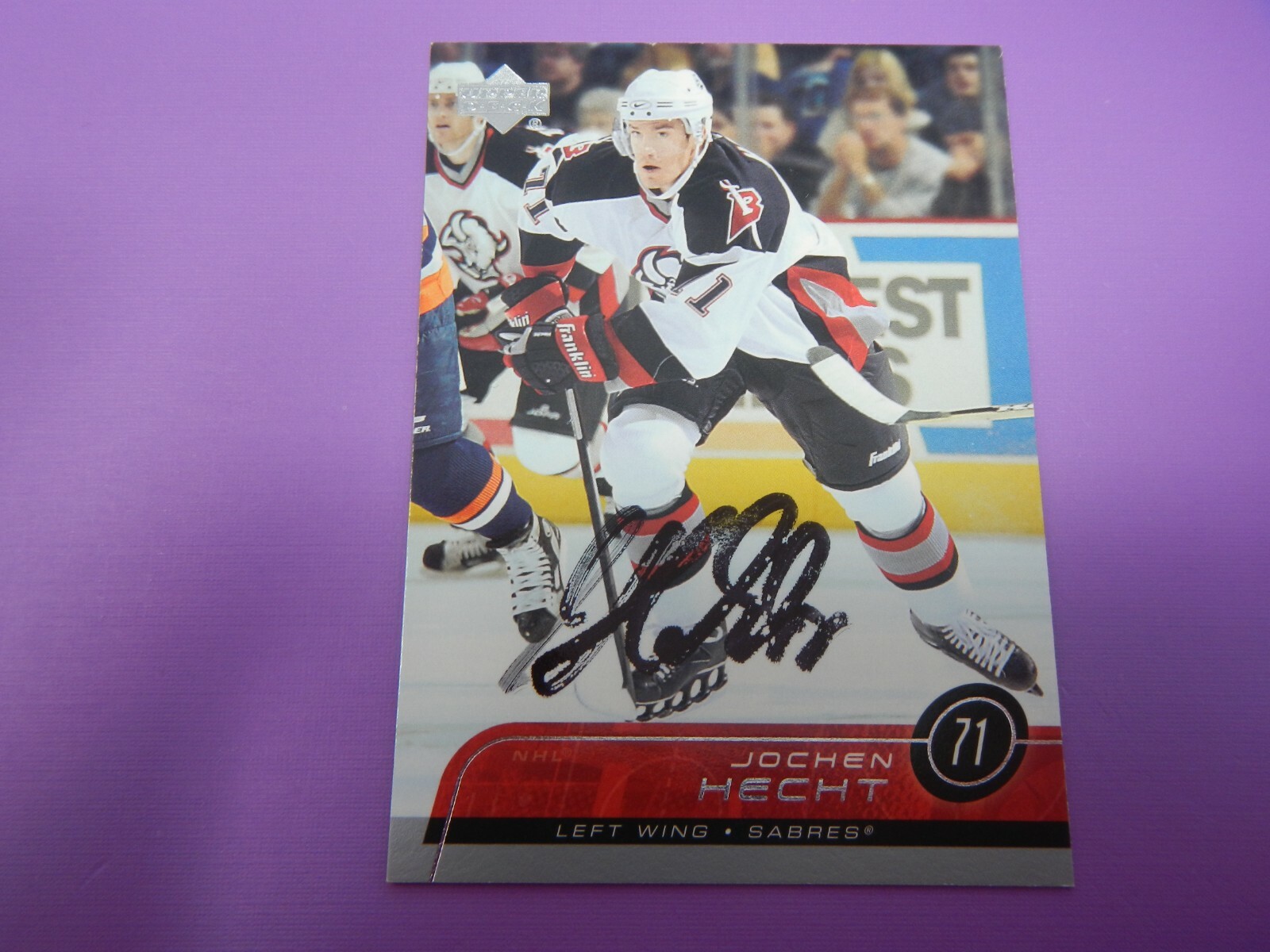 2002-03 Upper Deck Hockey Jochen Hecht Sabres #267 Auto | eBay