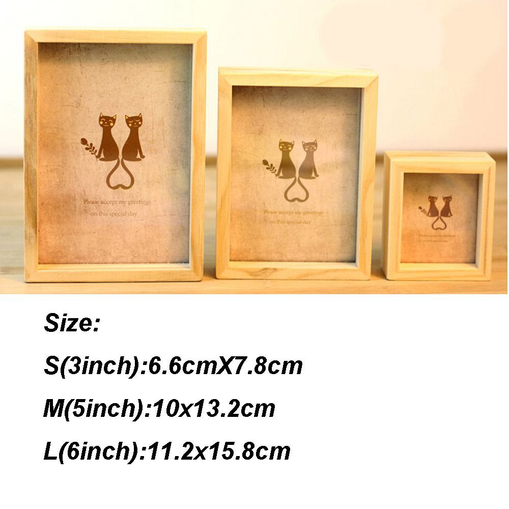 DIY Art Wedding Decor Picture Holder Vintage Photo Frame Wooden | eBay