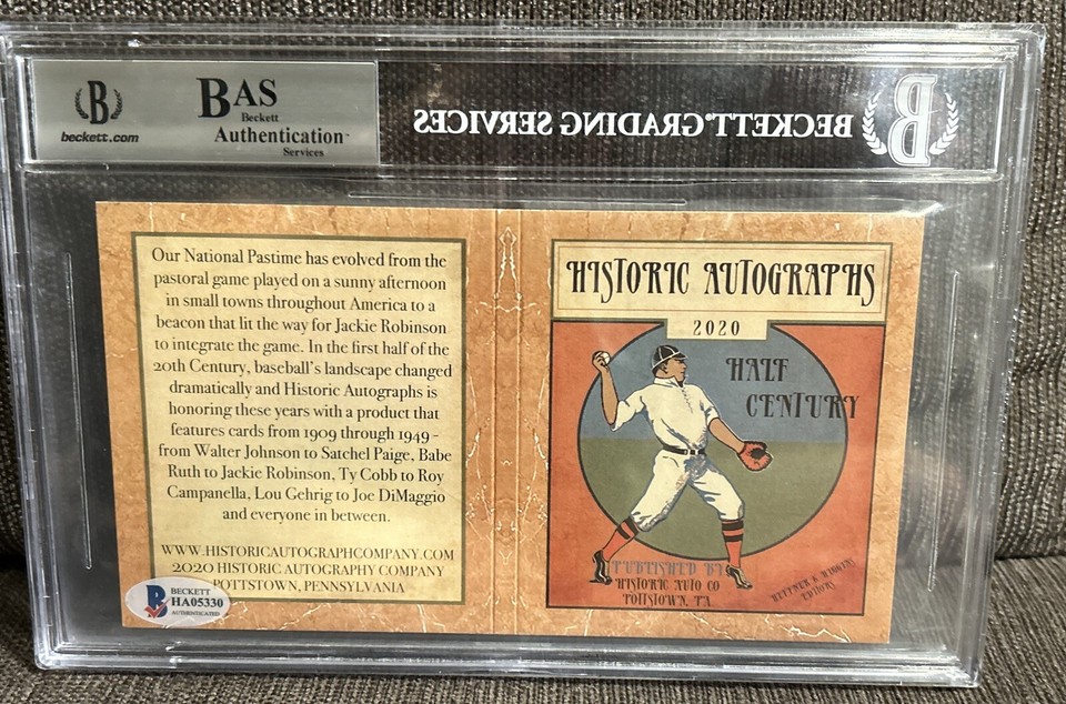 1926 BABE RUTH W512 HAND CUT Auto Cut Beckett BASEBALL CARD 2020 ...