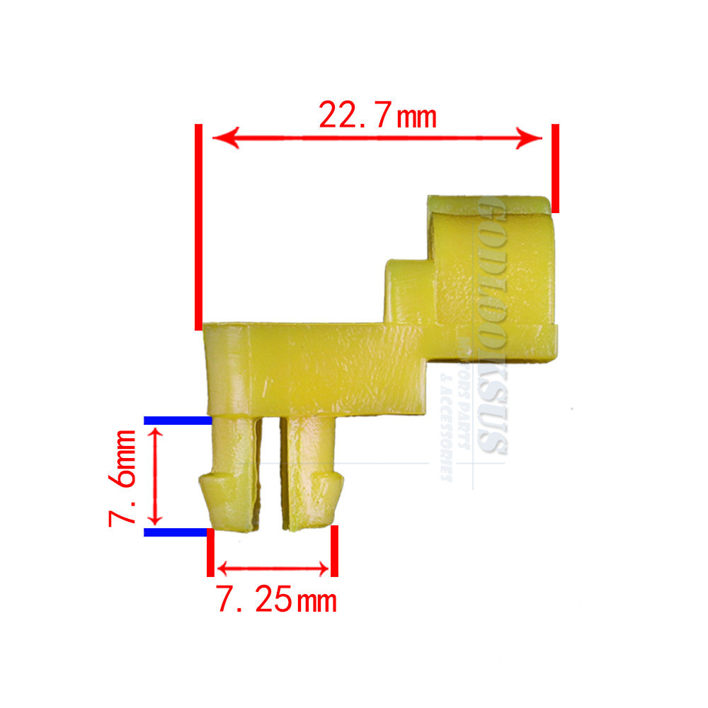 20Pcs Door Lock 5mm Rod Size Clip Nylon Retainer for Toyota 69293-12040 ...