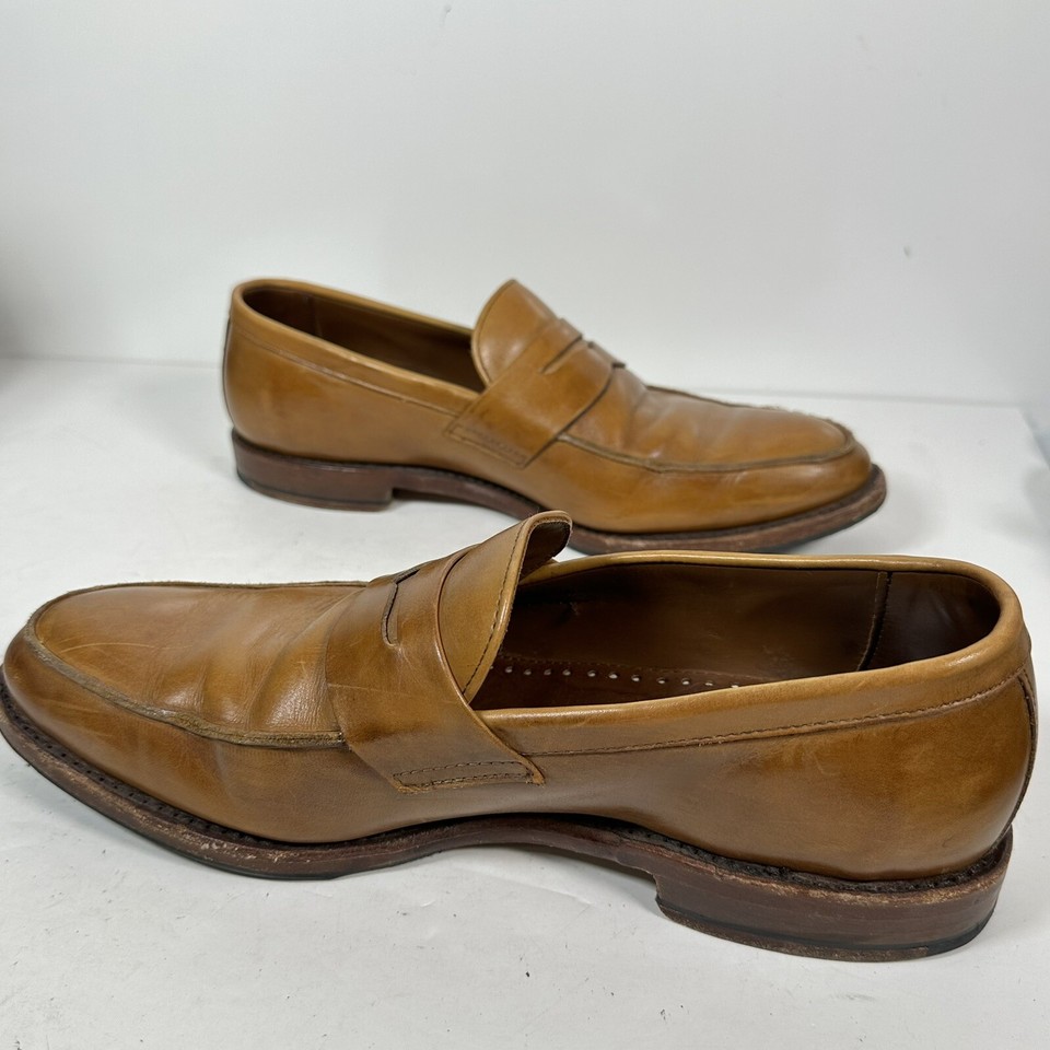 Brooks Brothers Brown Leather Penny Loafers Dress Shoes Mens Size 9.5 D ...