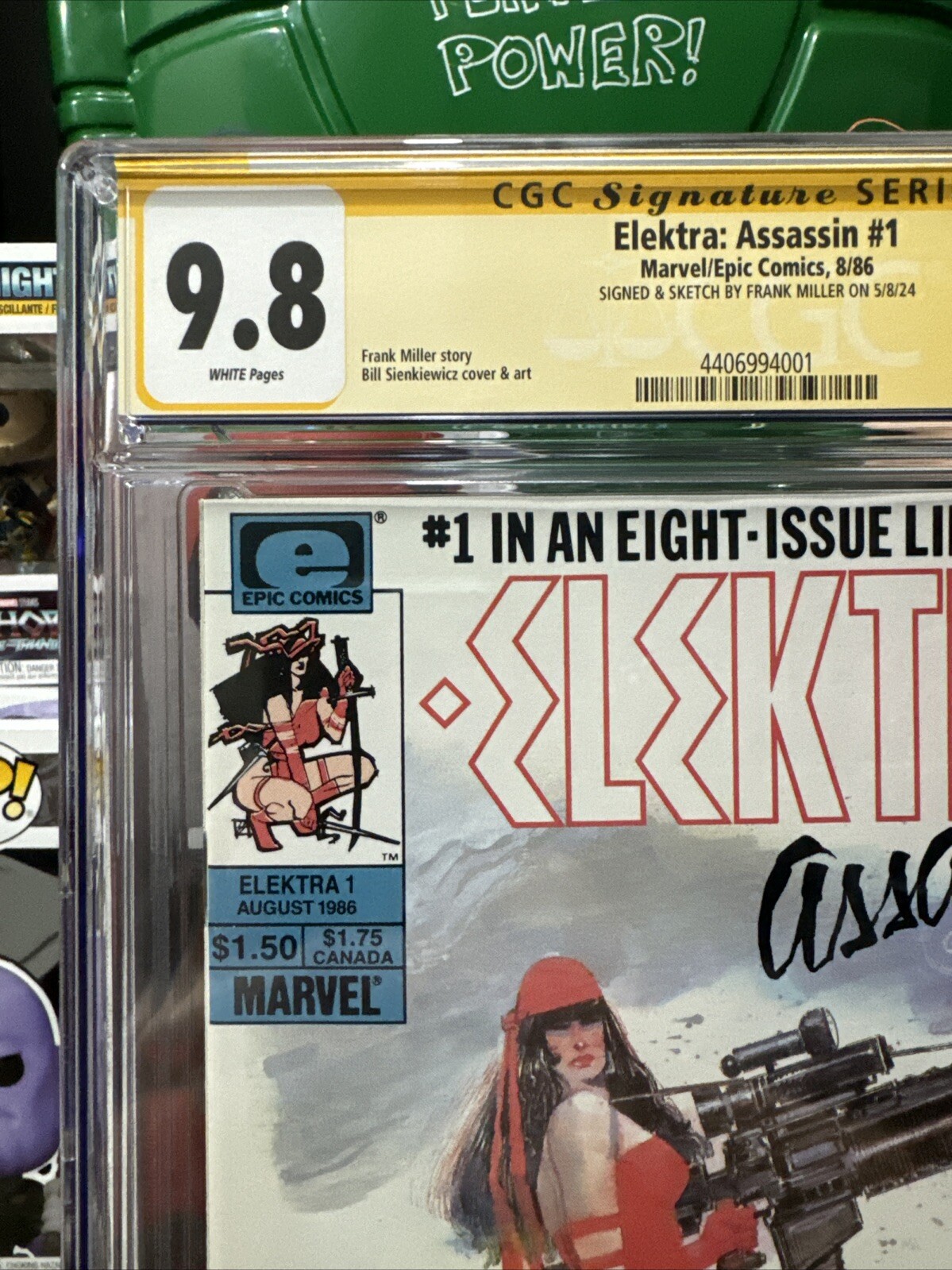 Elektra: Assassin 1 Cgc 9.8 Signed & Sketch By Frank Miller | eBay