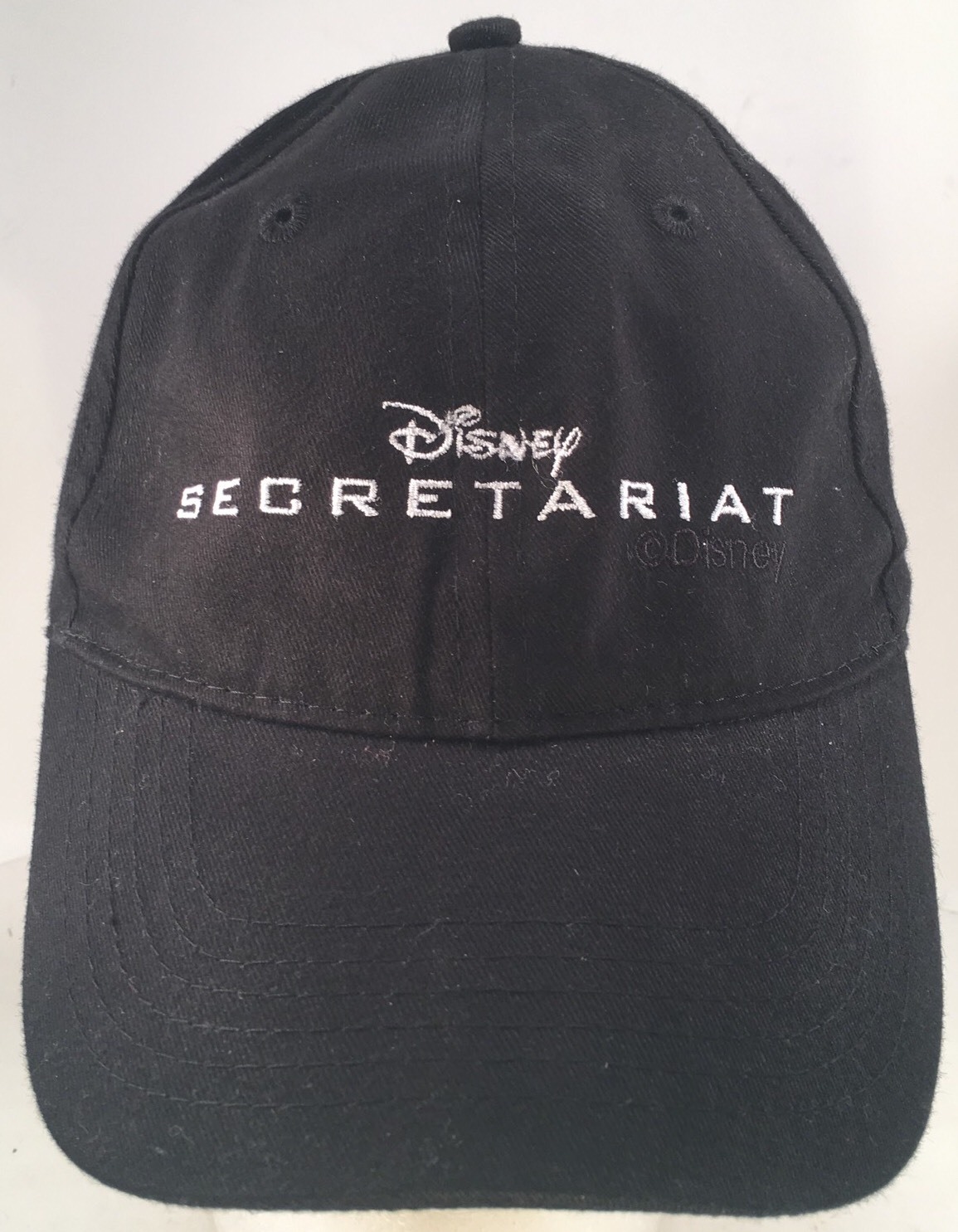 Disney Secretariat Movie Promotional Black Strapback Hat Cap Horse ...
