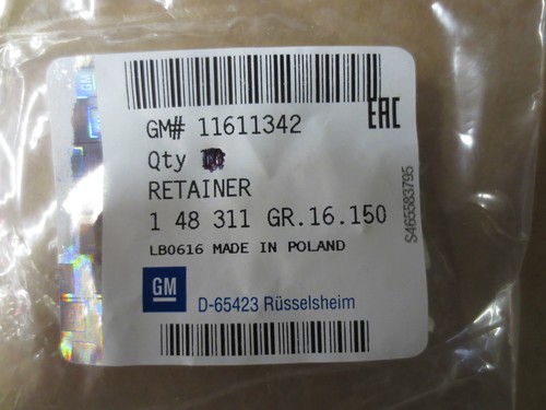 Vauxhall Opel Door Opening Weatherstrip Clip Retainer Part No 11611342 ...