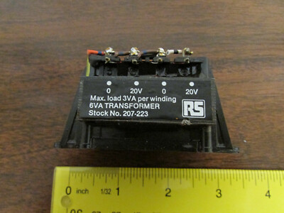 RS 3VA Transformer Stock No. 207-223 120V 240V | eBay